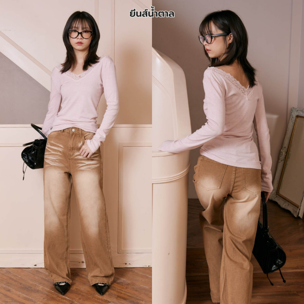 Bemingjeans003(XS-4XL) - Beming Straight Cut Jeans ขากระบอกกลางทรงตรง | Shopee Thailand