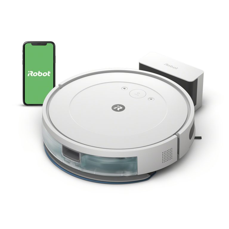 (สินค้าใหม่ 2024) หุ่นยนต์ดูดฝุ่นและถูพื้น iRobot Roomba Combo® Essential Robot White colour ...