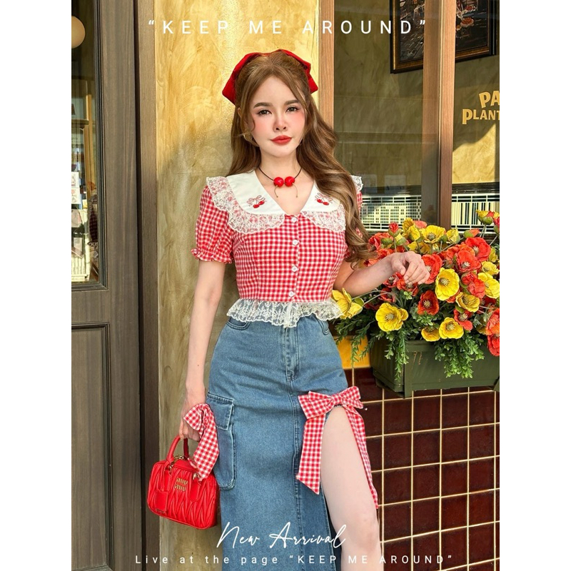 keep me around 🍒งานชุดเซตเชอร์รี่ Tag Alinda | Shopee Thailand