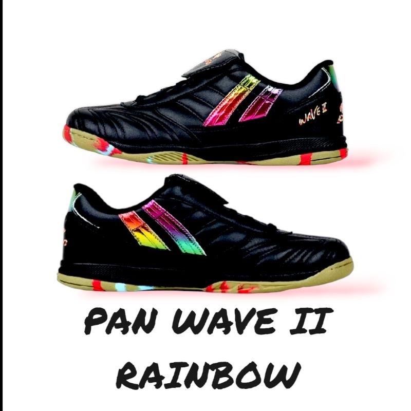 รองเท้าฟุตซอล PAN WAVE II RAINBOW (PF14WB)หนังแท้ | Shopee Thailand