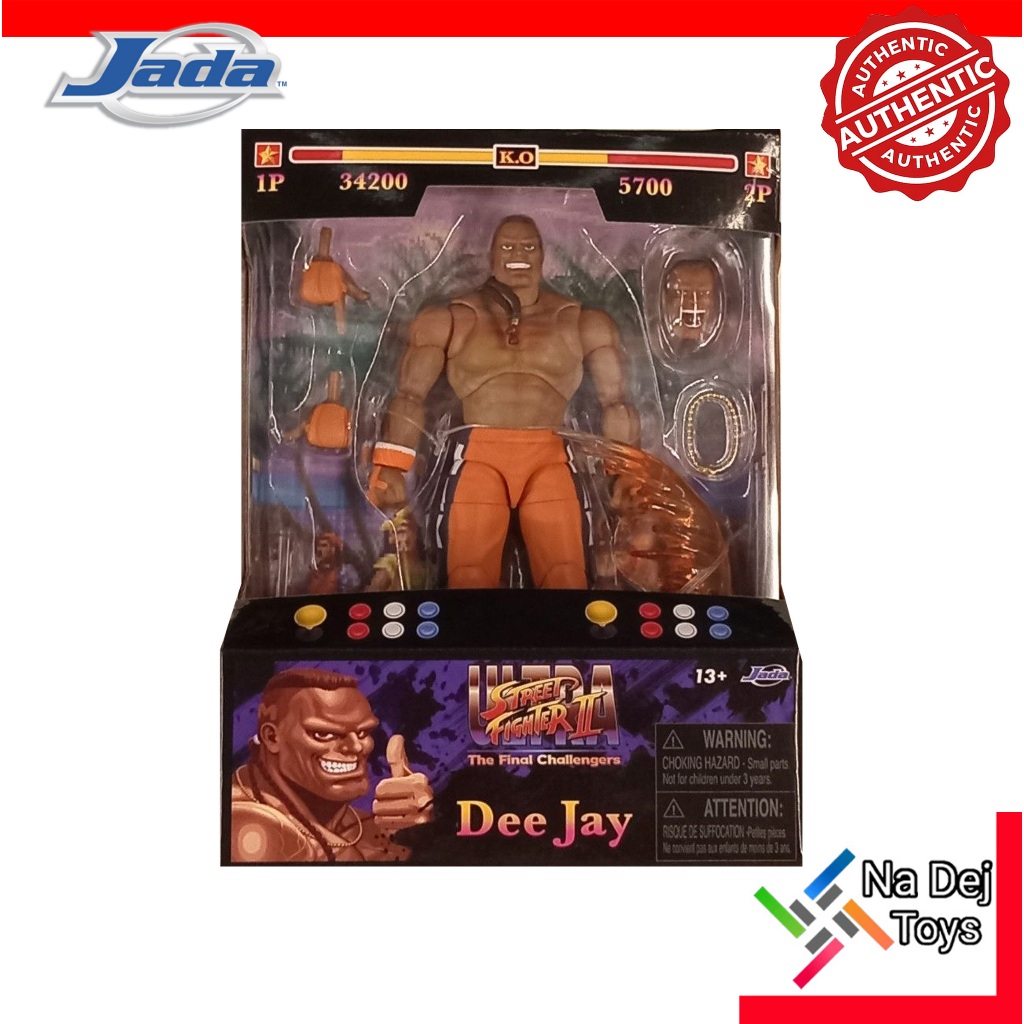 Jada Toys Street Fighter Dee Jay 6" Figure เจด้า ทอยส์ สตรีท ไฟท์เตอร์ ...