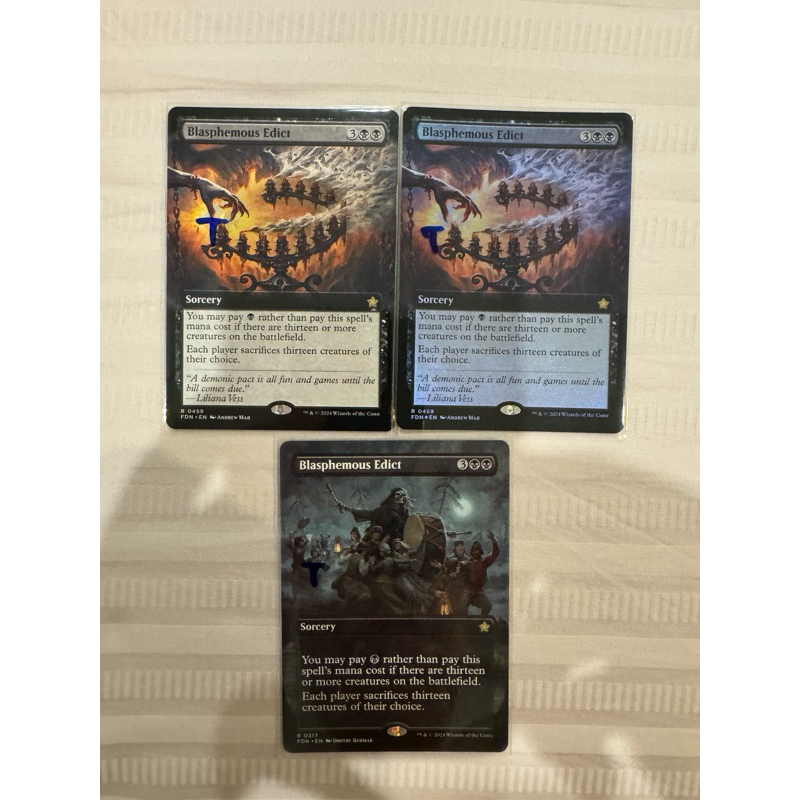 MTG Foundations: Blasphemous Edict | Shopee Thailand