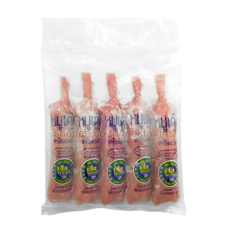 หมูเด้งหลอด หมูเด้งปรุงรส เจ๊รดา 1 แพค 5 หลอด (1 หลอด นน. 135 g.) | Shopee Thailand