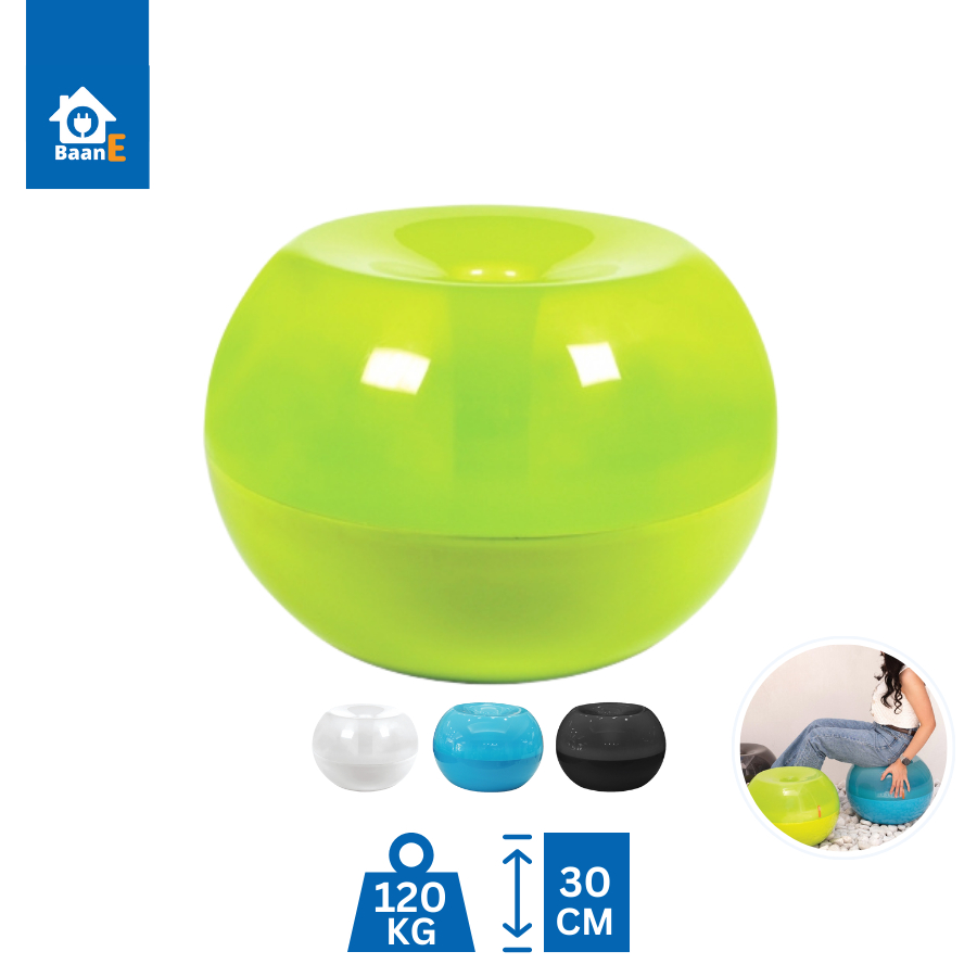 BaanE สตูลกลม สูง 30 ซม. รับน้ำหนักได้ 120 กก. สตูลเก็บของ เก้าอี้สตูล ...