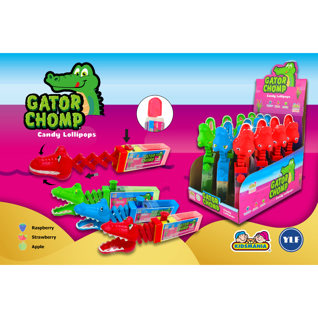 **ยกแพค** คิดส์มาเนีย เกเตอร์ ชอมพ์ อมยิ้มรูปจรเข้ / Kidsmania gator ...