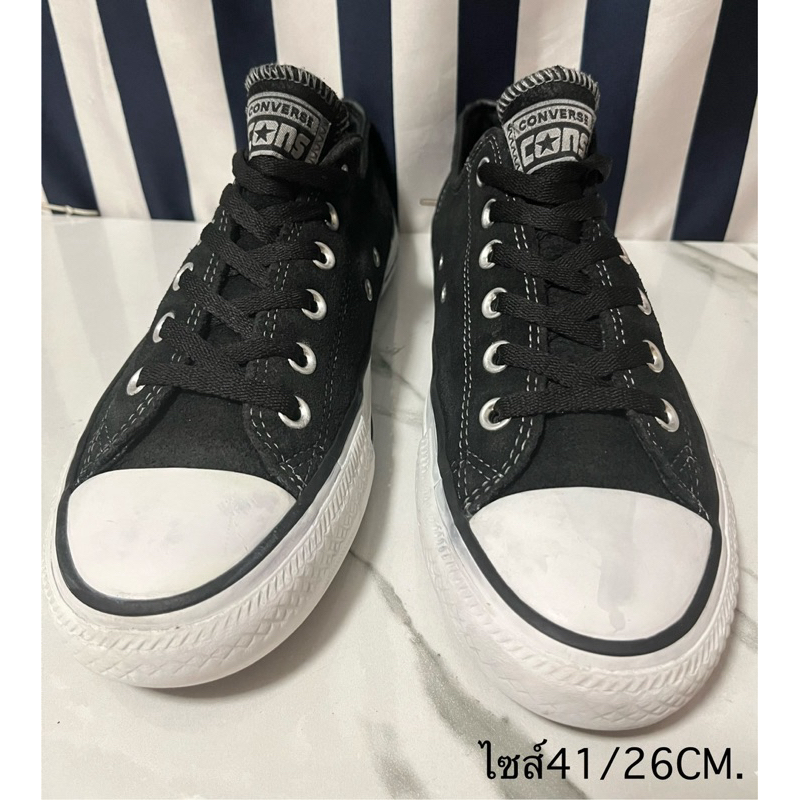 Converse CONS Slip-On หนังกลับมือสอง ไซส์41/26CM. | Shopee Thailand