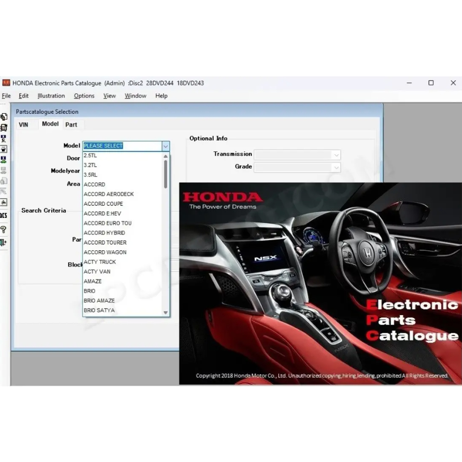HONDA EPC 2024 [ล่าสุด 2024] | Shopee Thailand