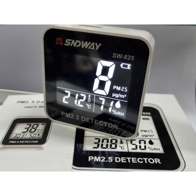 ของใหม่ SNDWAY SW-825 PM 2.5 Detector เครื่องตรวจวัดคุณภาพอากาศ เครื่องวัดฝุ่น | Shopee Thailand
