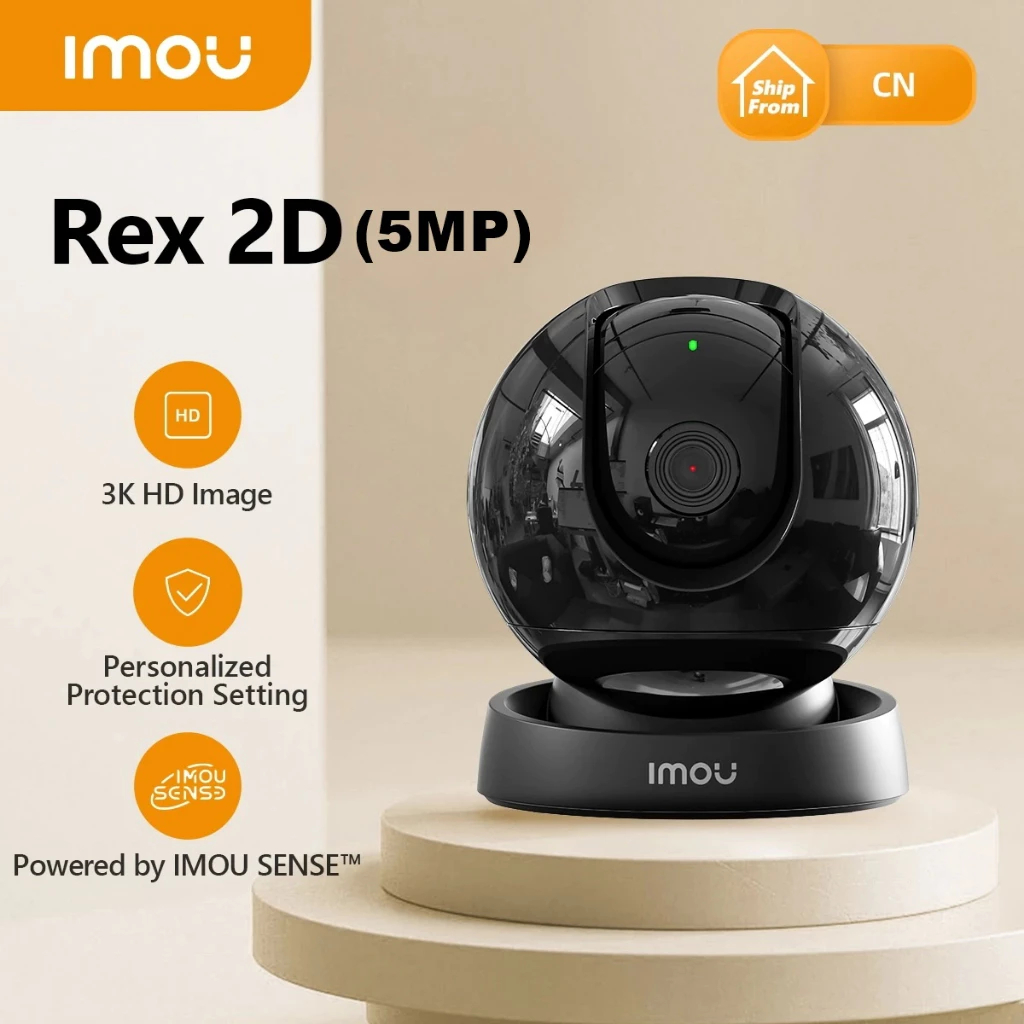 ⚡️กล้องวงจรปิดไร้สาย Dahua IMOU REX 2D 3MP/5MP Wi-Fi Camera ครอบคลุม ...