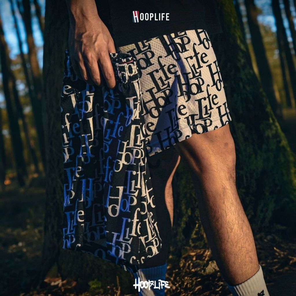 กางเกงขาสั้น กางเกงแฟชั่นเนวสตรีท Hooplife Hoop Monogram Mesh Shorts ...