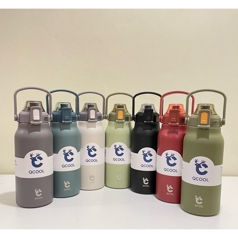 🔥Qcool🔥แถมแปรงล้างหลอด🔥 กระติกน้ำ ขวดนำ้1.7L/1.3Lแท้งค์สแตนเลส316 กระติกน้ำเก็บความร้อน | Shopee ...