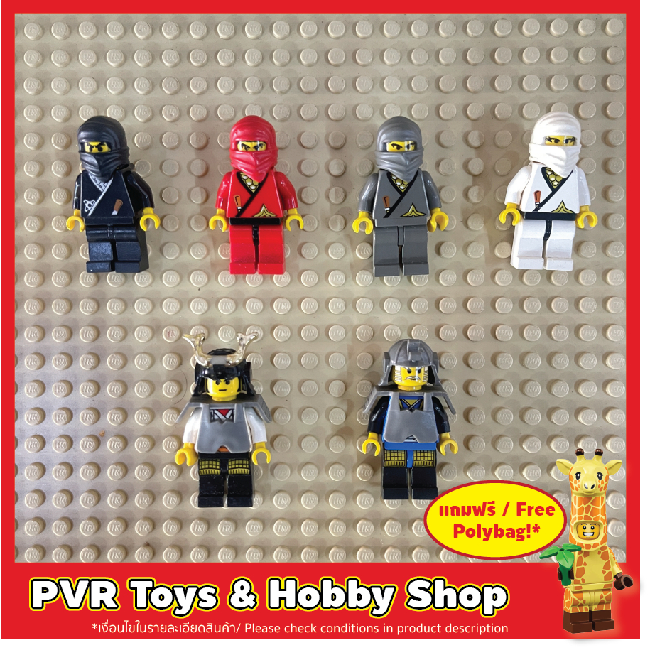 LEGO® Minifigures Vintage set4 Castle Ninja Shogun cmf เลโก้ มินิฟิกเก ...