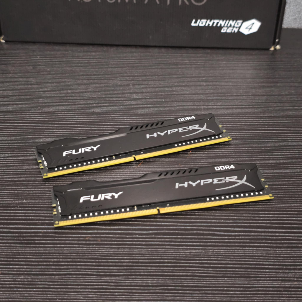 RAM PC DDR4 (แรม) KINGSTON HYPER X FURY 8GB (4X2) BUS 2400MHZ มือ2 (ไม่ ...