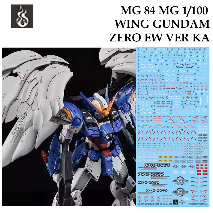 [COPY GHOST] MG84 MG 1/100 WING GUNDAM ZERO EW VER.KA GUNDAM WATER ...