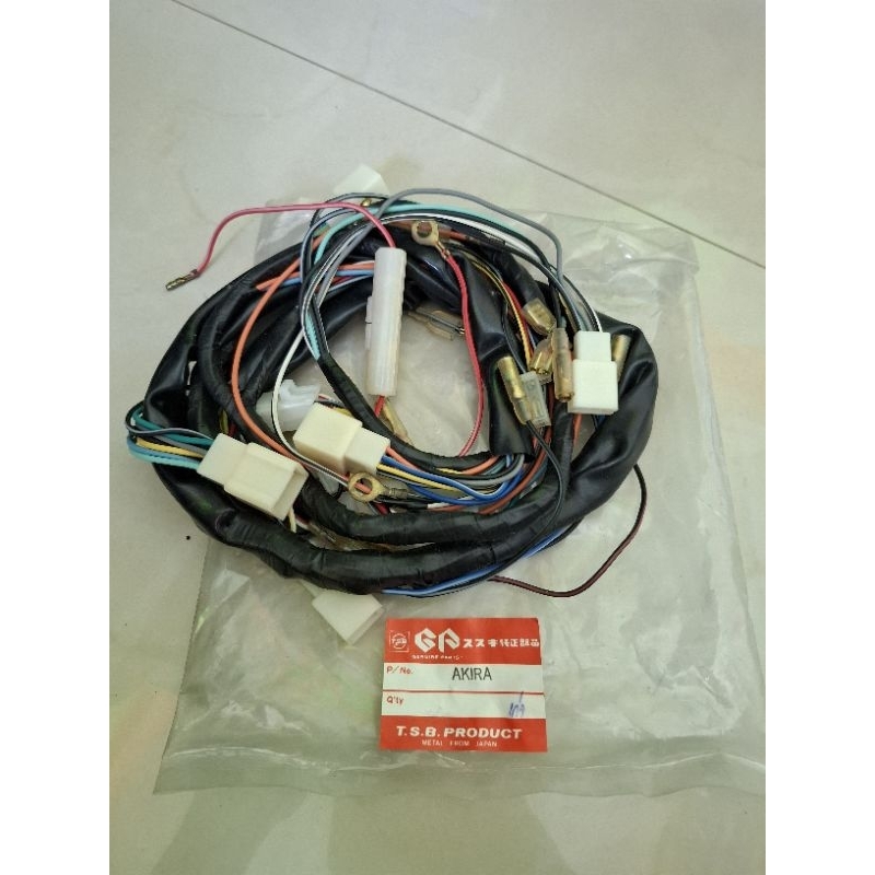 ชุดสายไฟ Suzuki Akira RU110-RU120 ของใหม่งานเก่าเก็บสภาพสวยๆเหมือนของ ...