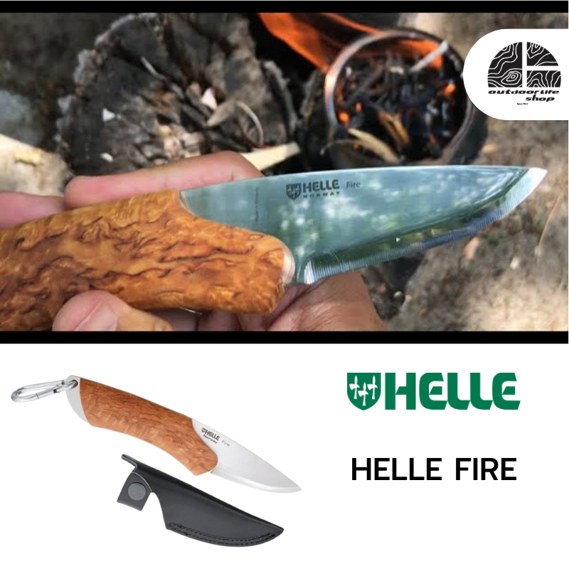 Helle Fire 190 Full Tang มีดใบตาย | Shopee Thailand