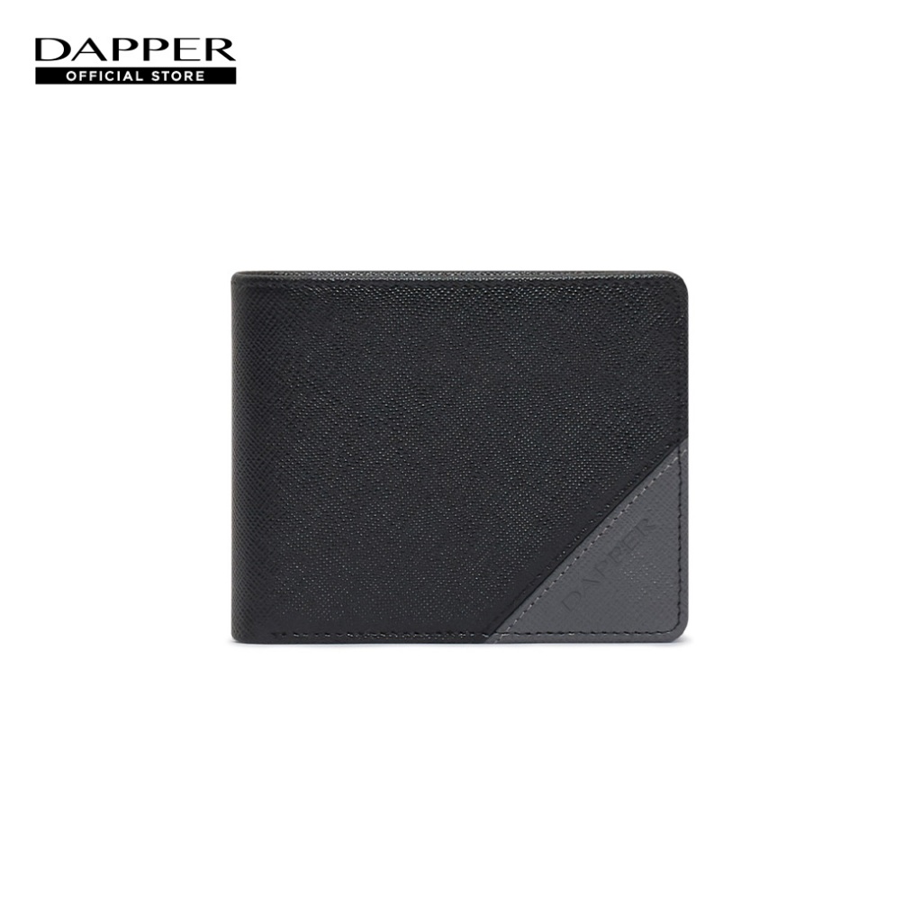 DAPPER กระเป๋าสตางค์ Two-Tone Billfold Wallet สีดำ (BWM/BK/1138SF1) + DAPPER Gift Bag | Shopee ...