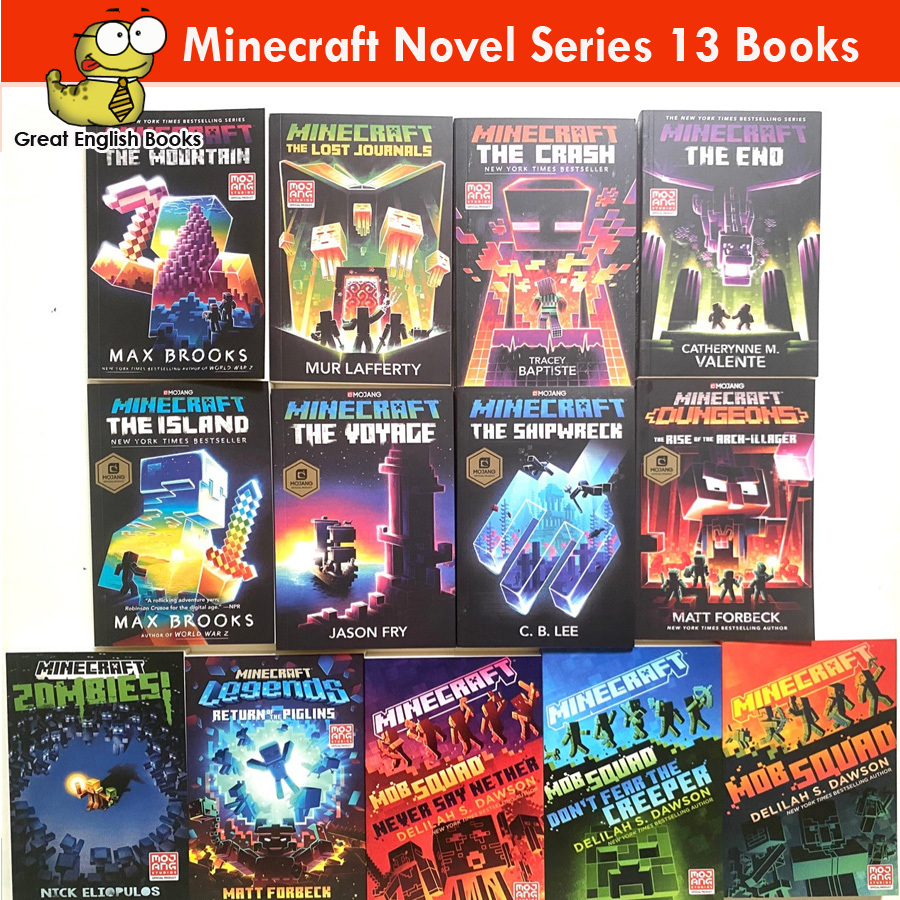 (ใช้โค้ดรับcoinคืน10%ได้) ชุดหนังสือภาษาอังกฤษ Minecraft Novel Series ...