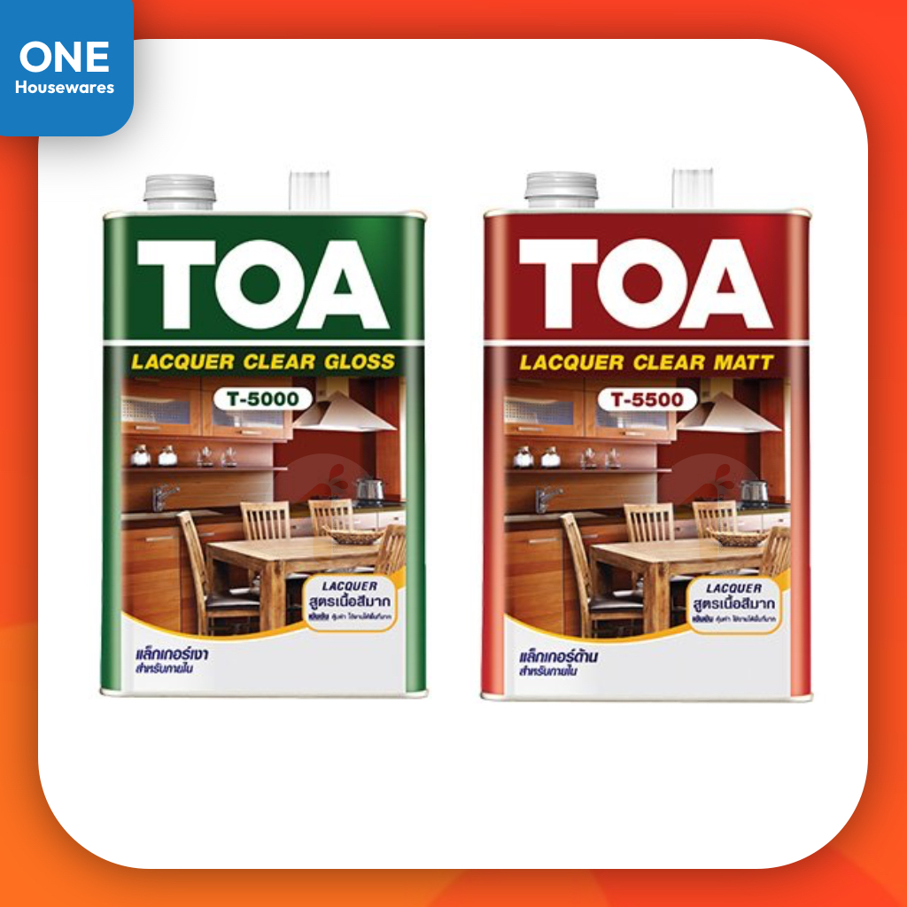 [ล็อตใหม่] ทีโอเอ แลคเกอร์เงา แลคเกอร์ด้าน ทินเนอร์ 71 - TOA T5000 T5500 แลคเกอร์ทาไม้ แลคเกอร์ ...