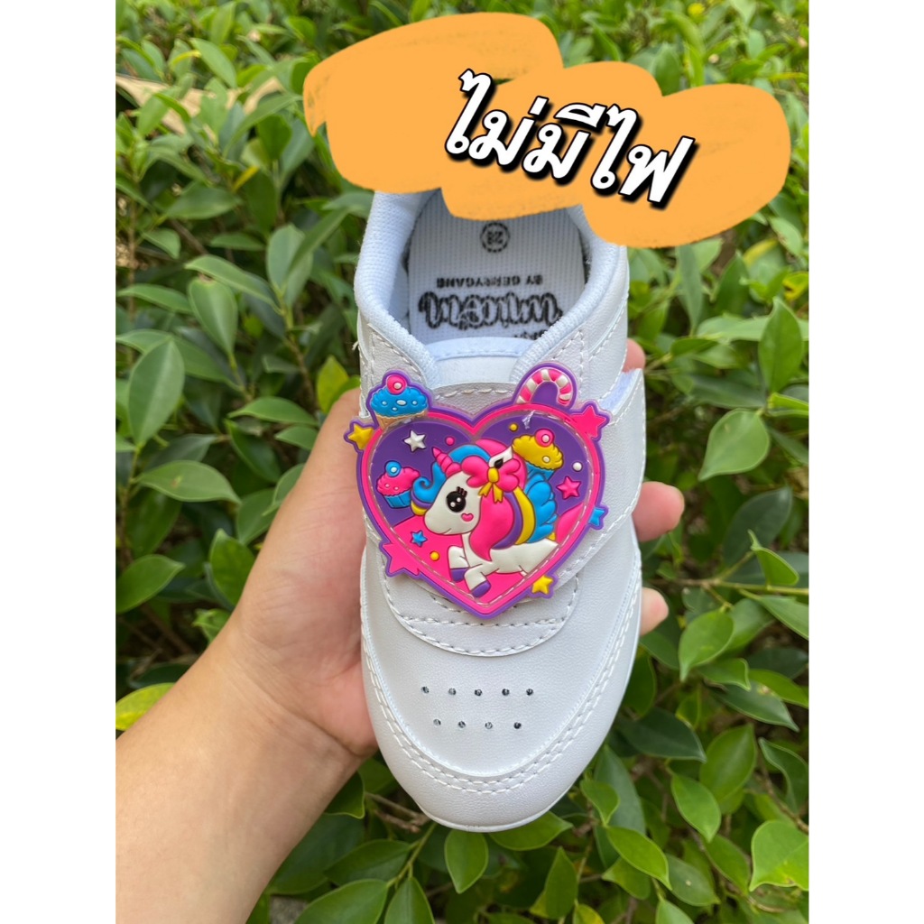 Gerry Gang รองเท้าผ้าใบนักเรียน รุ่น G-6510 ผ้าใบขาว พื้นขาว มองมุมไหน ...