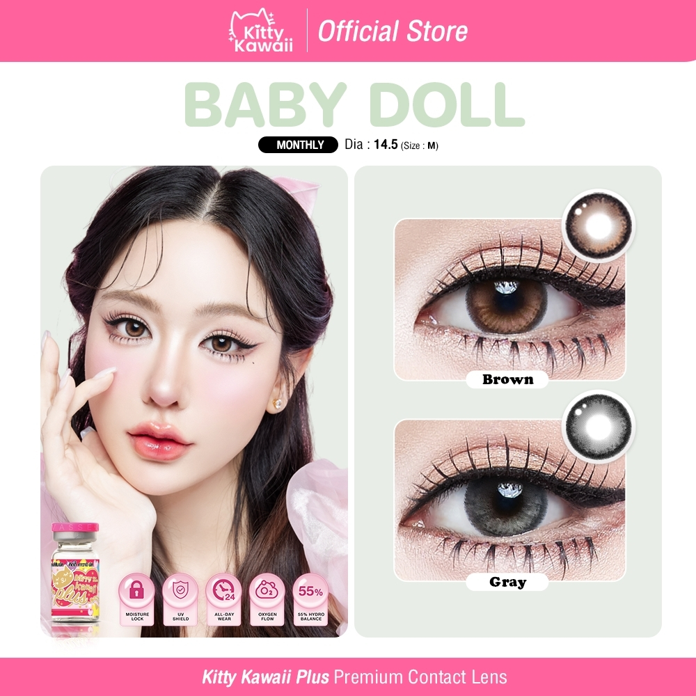 Kitty Kawaii Contact Lens : Baby Doll คอนแทคเลนส์คิตตี้ คาวาอิ พัส ...