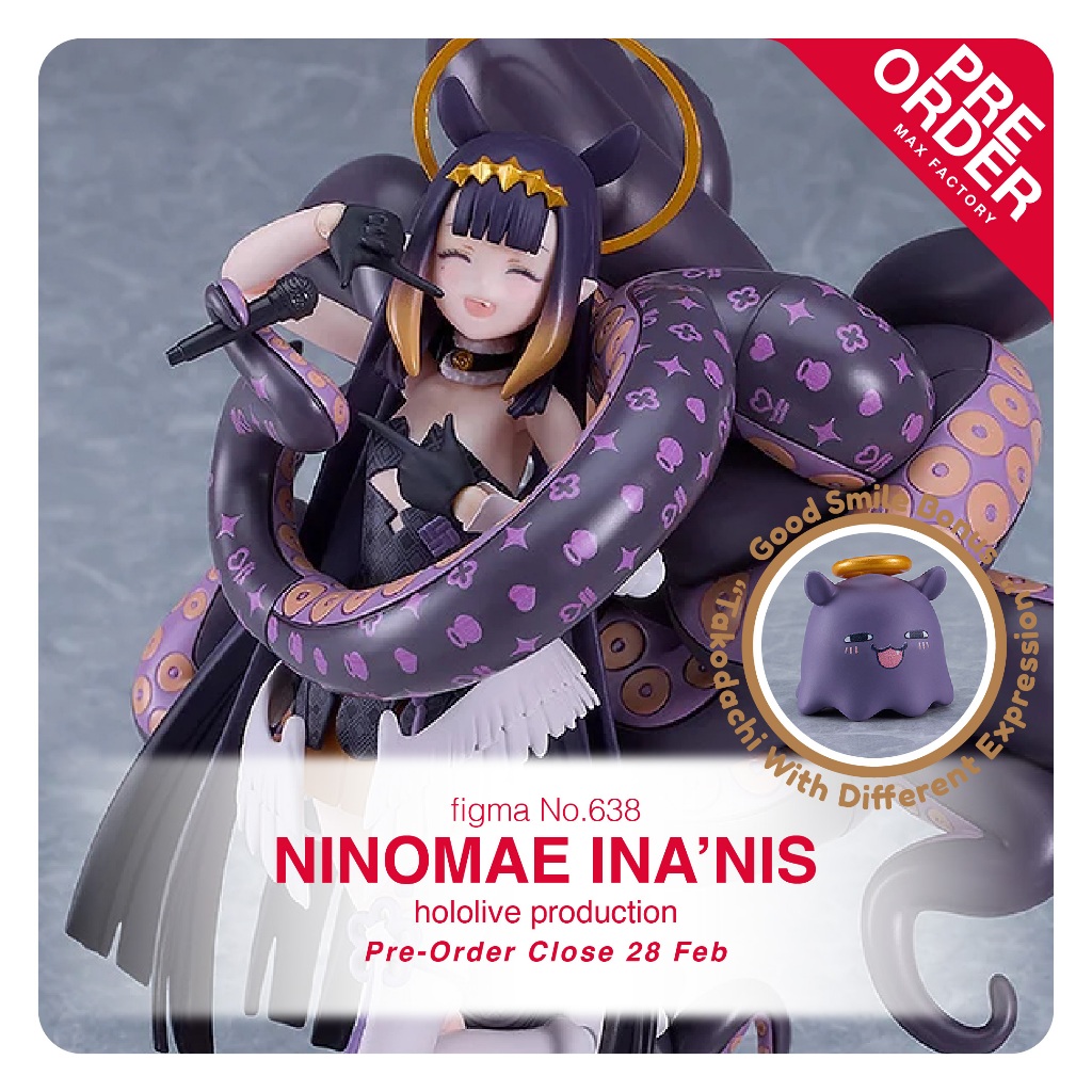 [PreOrder] No.638 figma - hololive production_Ninomae Ina'nis | Shopee ...