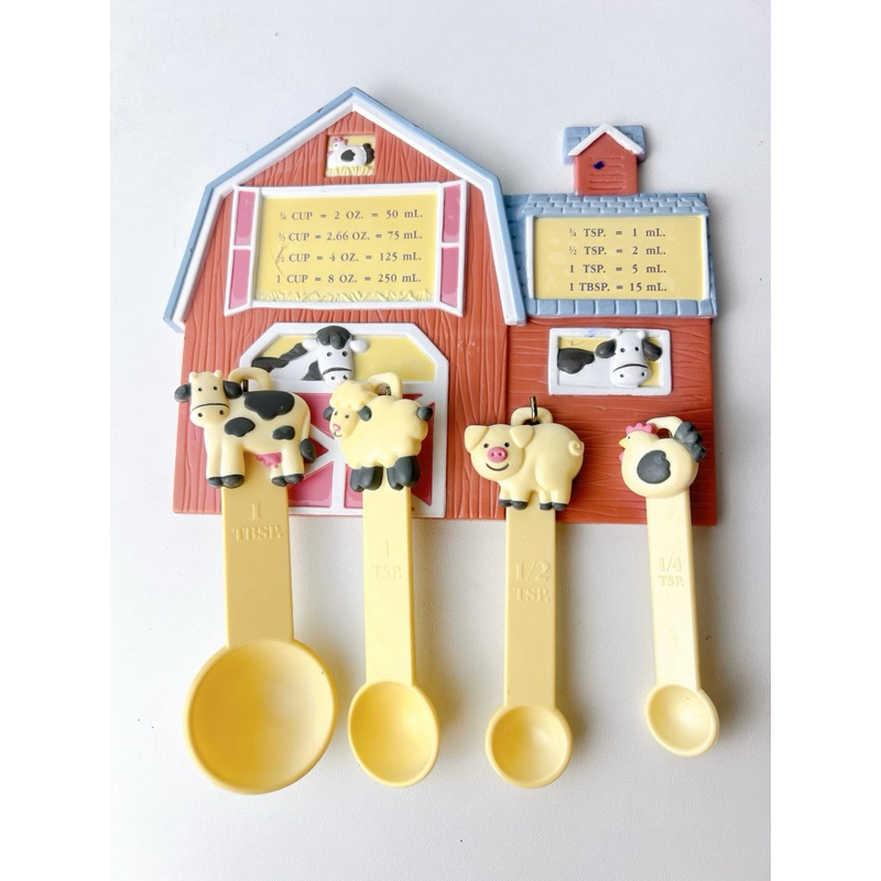 แต่งบ้านมือสอง Vintage Plastic Avon Kitchen Farm | Shopee Thailand