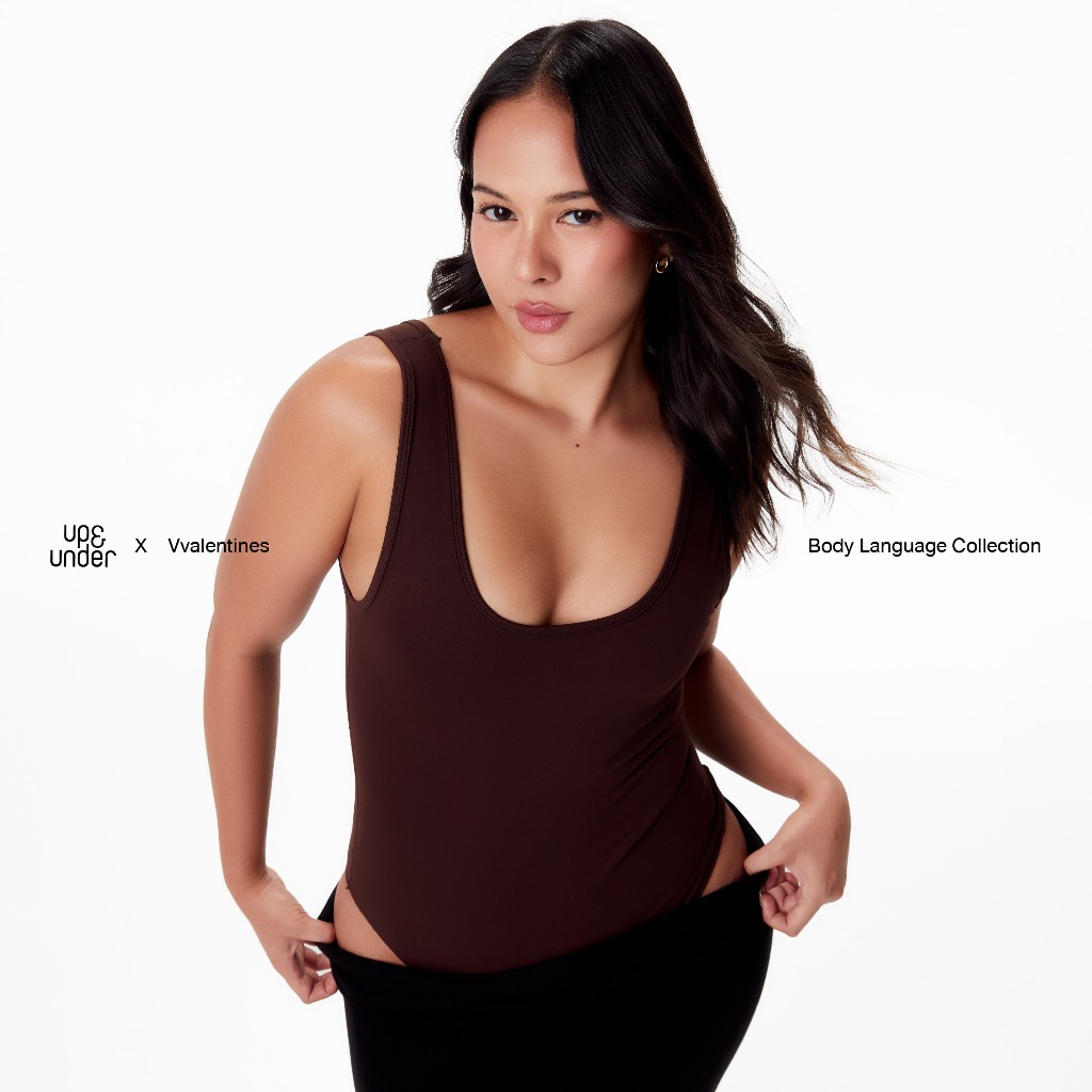 Up&Under: American Basic Brief Bodysuit บอดี้สูท Tank ขาเว้า บอดี้สูทแขนกุด | Shopee Thailand