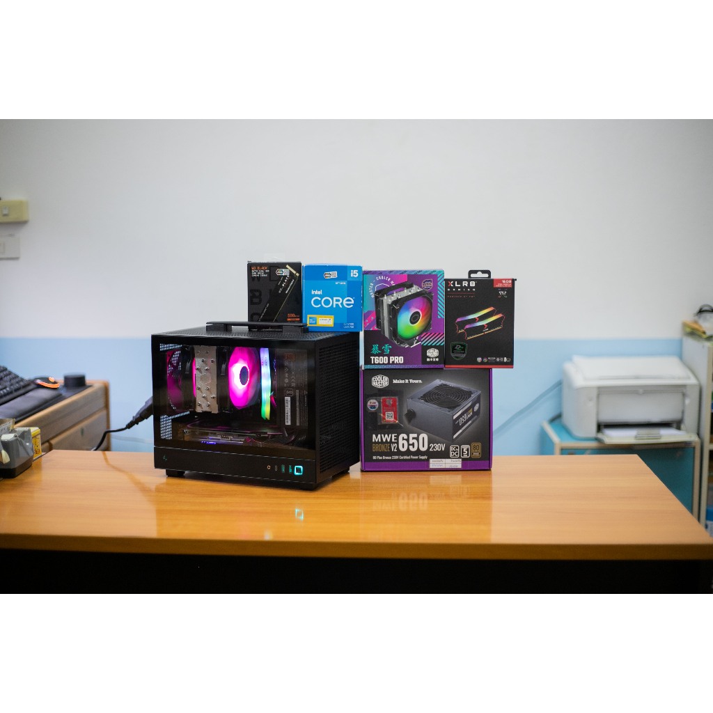 ITX GAMING SET I5 12400 4.4GHz NonF + ZOTAC RTX4060 TI 8GB TWIN OC + M.2 WD BLACK SN 770 500GB ...