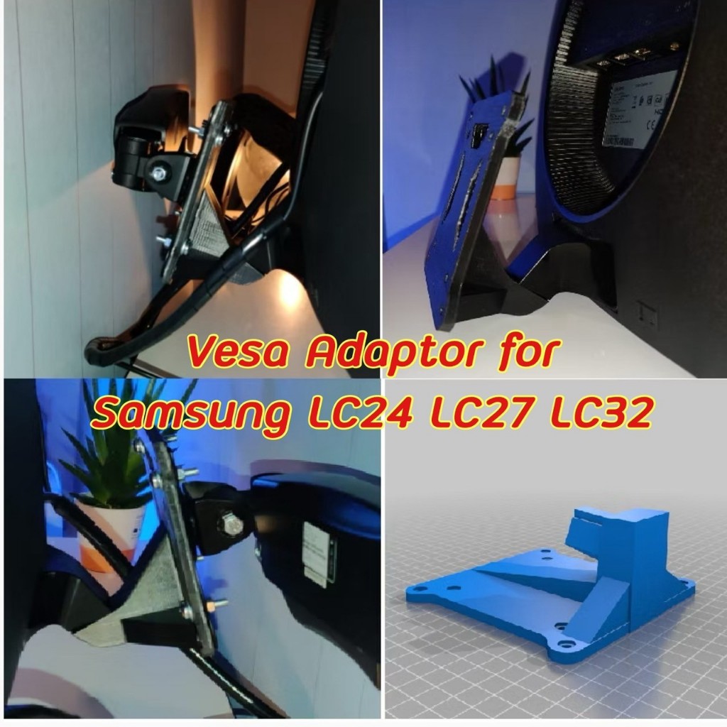 VESA Adaptor for Samsung ตัวแปลงขาจอ ขาแขวน สำหรับรุ่น C24,C27,LC24 ...