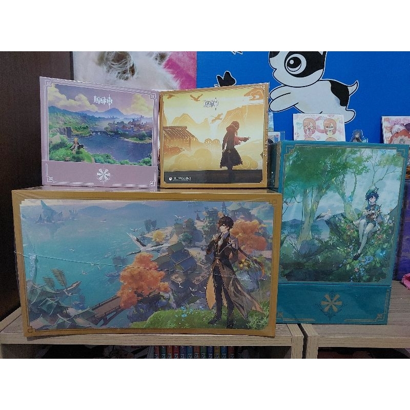 ชุด Limited Genshin Impact Mondstadt OST CD และ Liyue OST CD Boxset ...