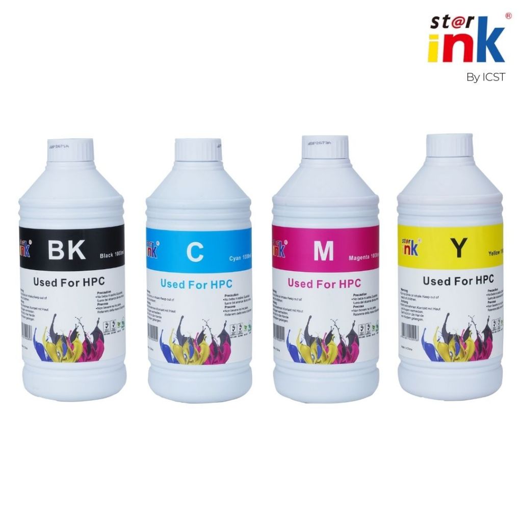 StarInk หมึกเติม H Universal Dye ink สำหรับเครื่องปริ้น HP, 1,000ml ...