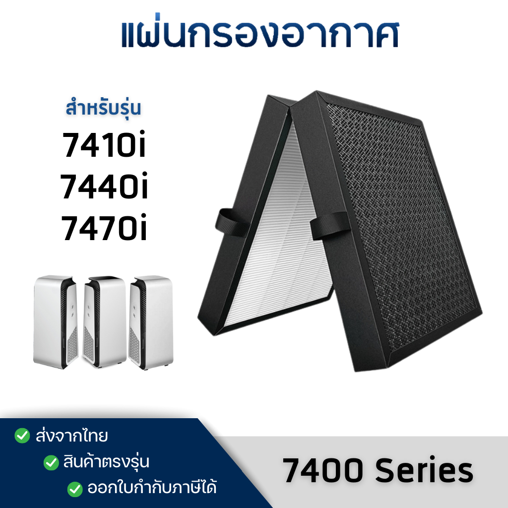 แผ่นกรองอากาศ Blueair 7400 Series รุ่น 7410i 7440i 7470i ฟิลเตอร์ ...
