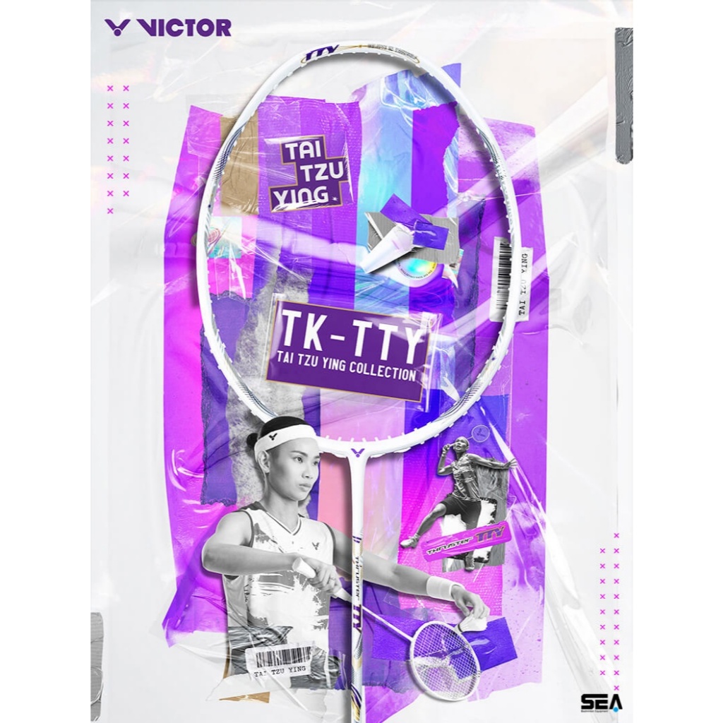 ไม้แบดมินตัน VICTOR รุ่น TK-TTY (4U) ฟรี ซอง + ใบประกันศูนย์ไทย 6 เดือน | Shopee Thailand