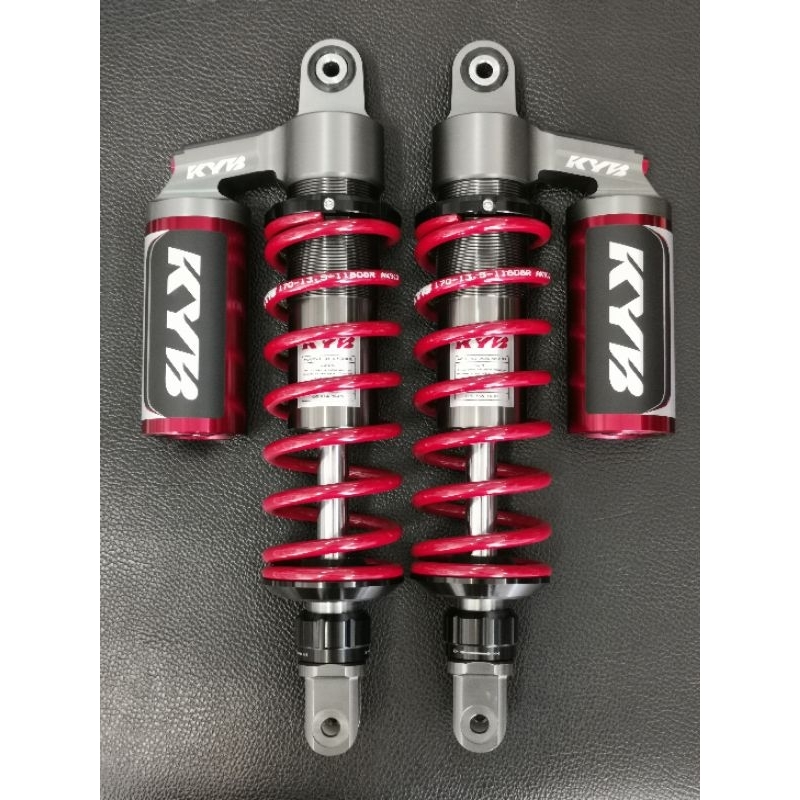 โช้คหลัง KYB Aerox K-Elite * สปริงแดง * ปรับรีบาวด์ได้ แบรนด์ญี่ปุ่น ...