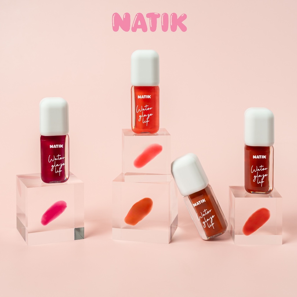 NATIK WATER GLAZE LIP นาติก วอเทอร์ เกลซ ลิป ชุ่มชื้น ฉ่ำวาว เนื้อเบาไม่เหนียวเหนอะ | Shopee ...