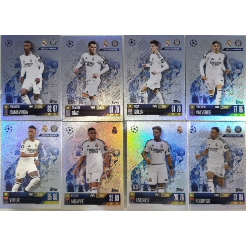 Topps Match Attax 24/25 Real Madrid Winner Card | Shopee Thailand