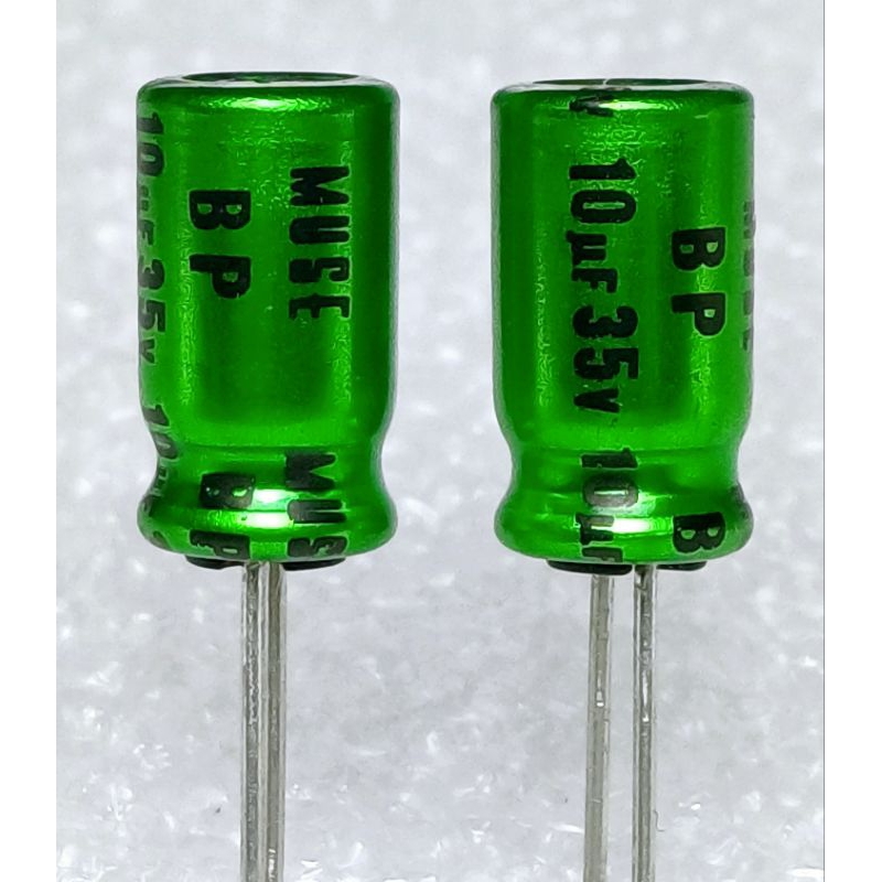 Nichicon MUSE ES BP 10uf 35v Bipolar Capacitor bipolar bp คาปาซิเตอร์ ตัวเก็บประจุ ไบโพลาร์ ไบโ ...
