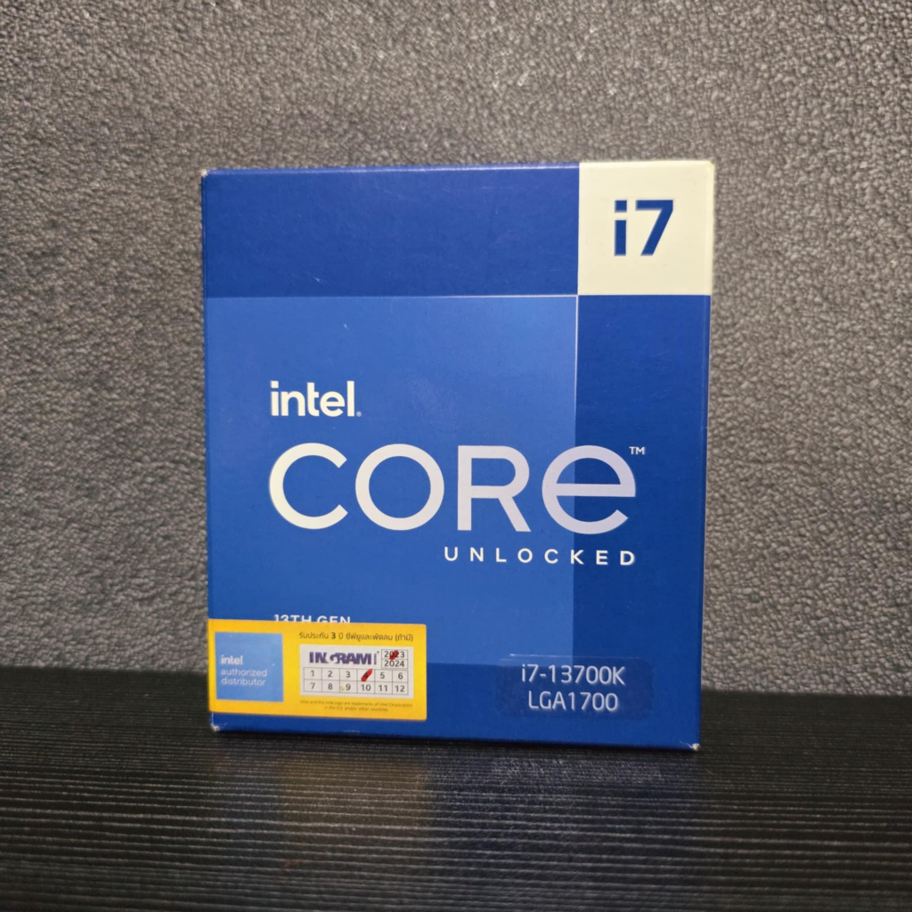 CPU (ซีพียู) INTEL CORE I7 13700K 16C/24T (LGA 1700) (ระบบระบายความร้อนไม่รวมอยู่ในสินค้า) มือ2 ...