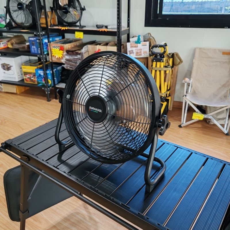 Durakool By AP Camping พัดลมพกพา ขนาด12นิ้ว ลมแรง แบตอึด รับประกัน 6 ...