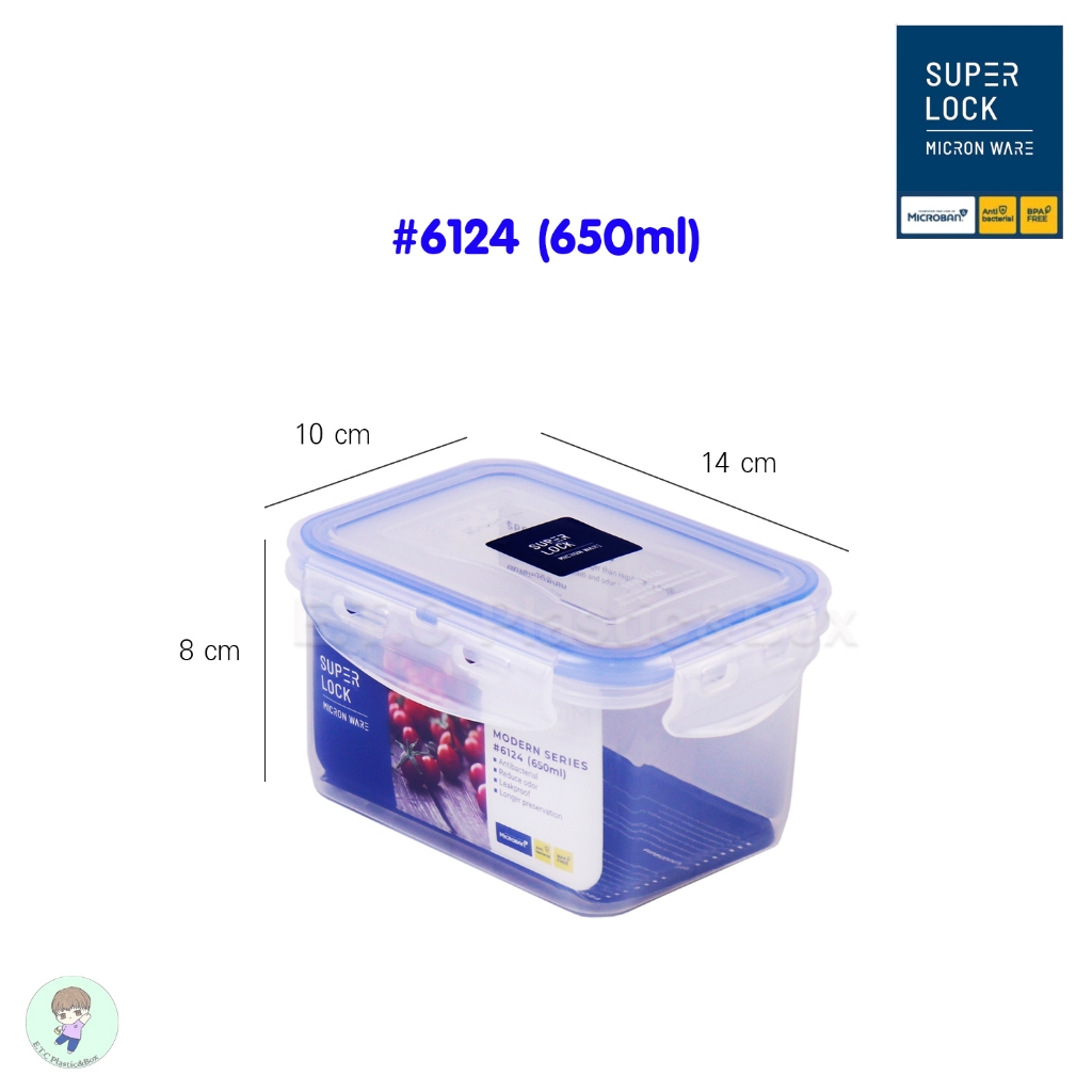 SuperLock ของแท้ 100% กล่องใส่อาหาร กล่องถนอมอาหาร กล่องสูญญากาศ ปราศจากสารก่อมะเร็ง เข้า ...