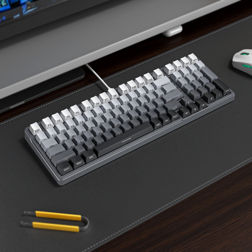 ZIFRIEND ZT99 คีย์บอร์ดเครื่องกล 99 คีย์ Hotswap ด้านข้างแกะสลัก RGB ...
