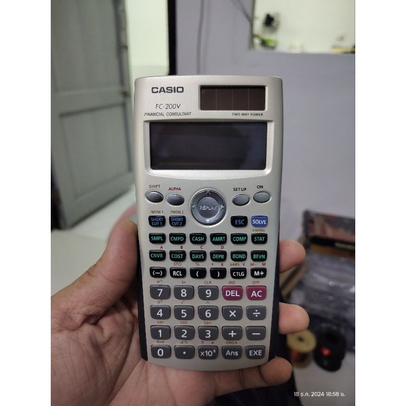 เครื่องคิดเลข Casio FC -200v มือสอง | Shopee Thailand