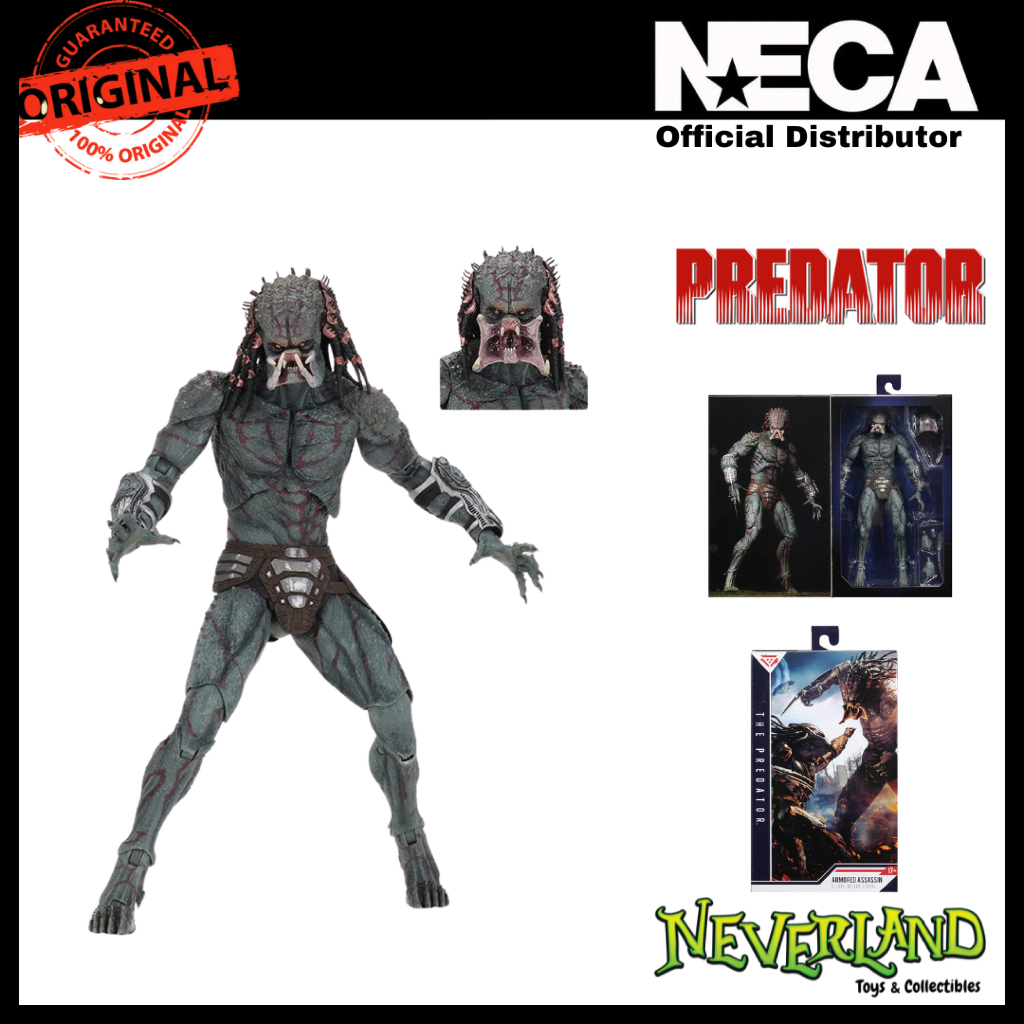 NECA Predator (2018) – 7” Scale Action Figure – Deluxe Armored Assassin ...