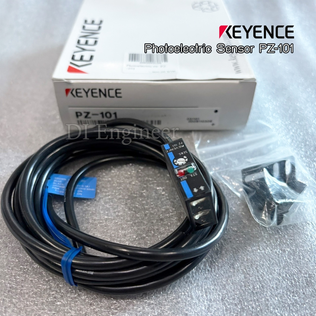 Photoelectric Sensor PZ-101 12-24 VDC ตรวจจับ 100mm (วัสดุโปร่งใสและทึบ ...