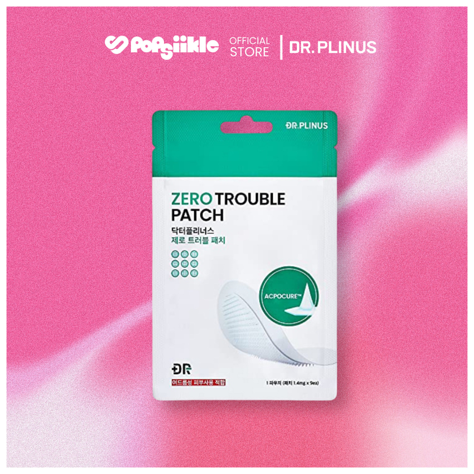DR.PLINUS Zero Trouble Patch 9 ชิ้น ด็อกเตอร์พลินัส แพทช์ดูดสิว ...