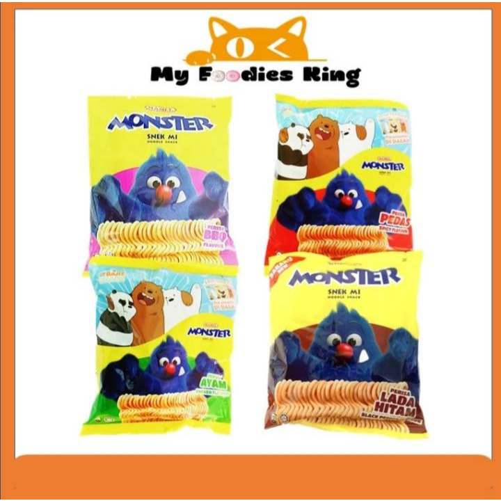 มาม่ากินเล่น Mamee Monster Snek Mi Family Pack ขนาด 25g x 10s | Shopee ...