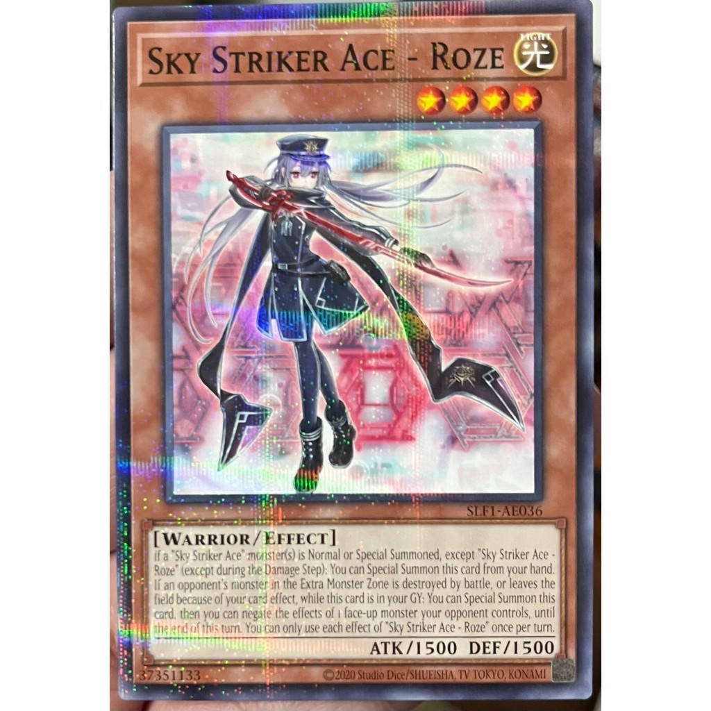 Yugioh Asia-Eng [SLF1-AE036] Sky Striker Ace - Roze (Normal Parallel Rare) การ์ดยูกิแท้ถูก ...