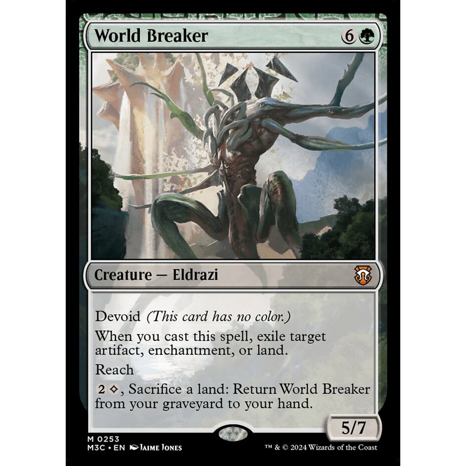 World Breaker M3C Modern Horizons 3 Commander การ์ด Magic the Gathering ...