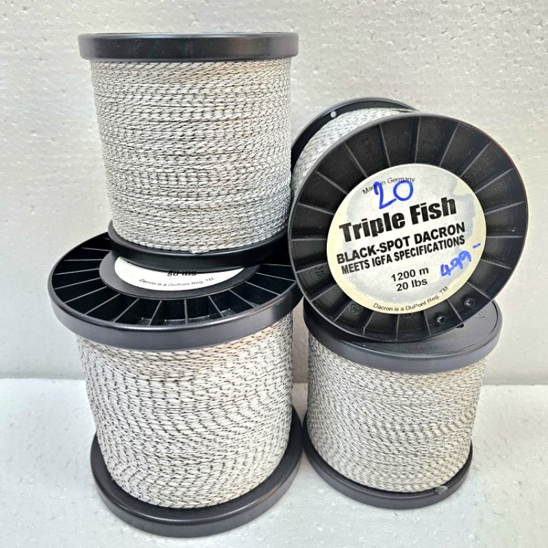 สายแดร๊กค่อน สายพีอี Triple Fish BLACK-SPOT DACRON MEETS IGFA ... สายแดร๊กค่อน สายพีอี Triple Fish BLACK-SPOT DACRON MEETS IGFA ...